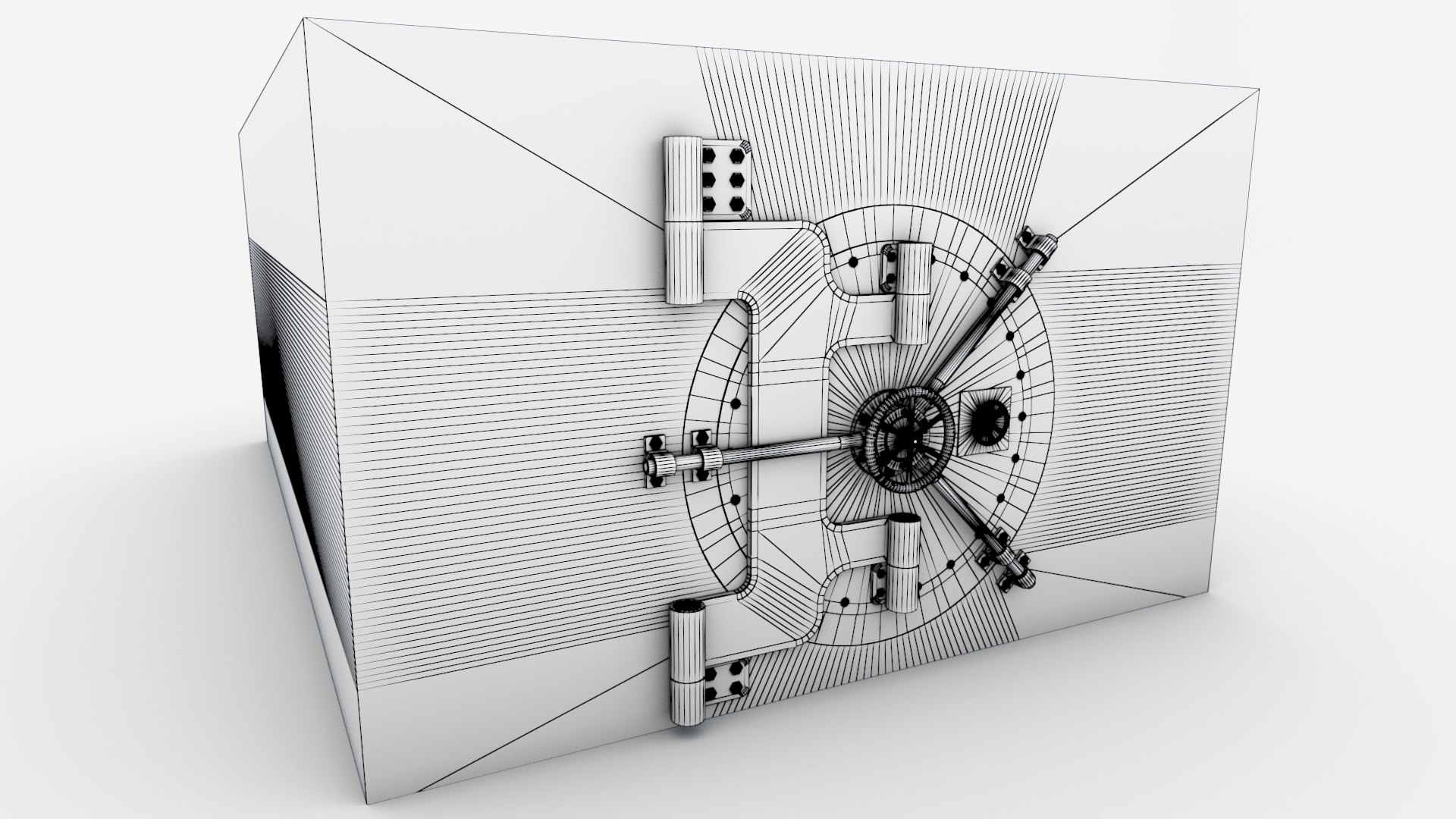 3D Bank Vault - TurboSquid 1358288
