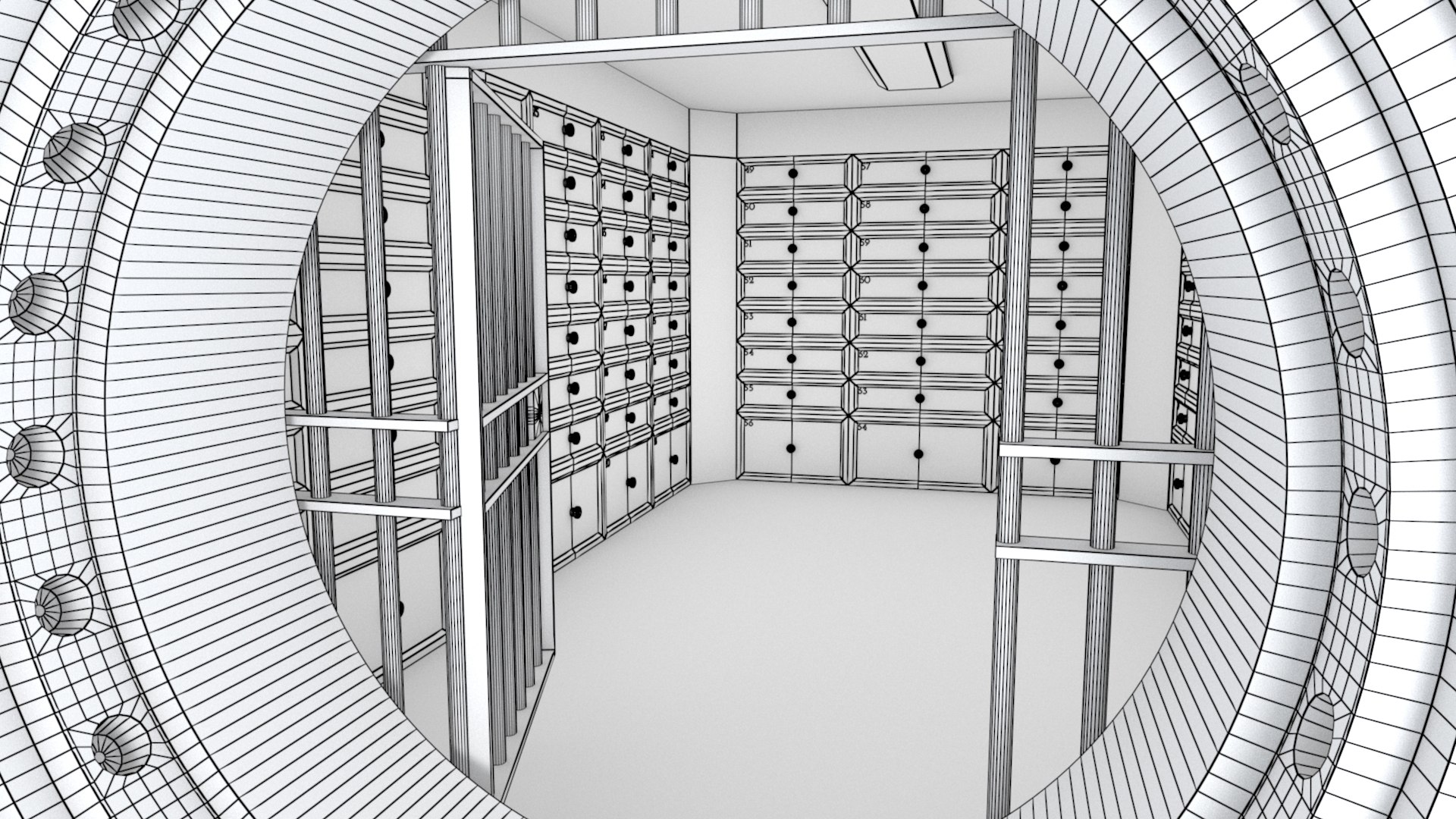 3D Bank Vault - TurboSquid 1358288