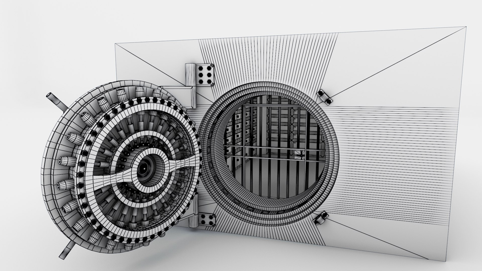 3D Bank Vault - TurboSquid 1358288