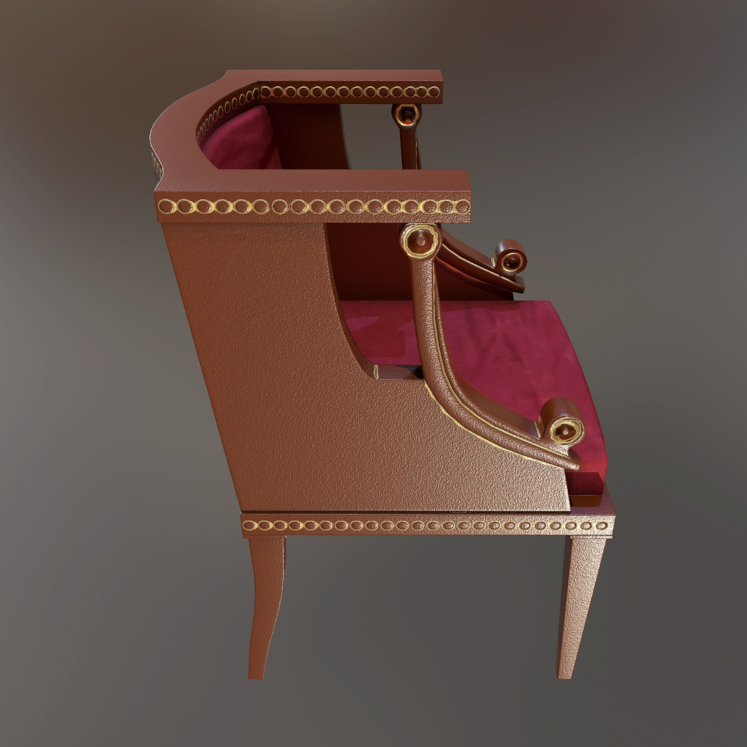 3D chair stalin model - TurboSquid 1269484