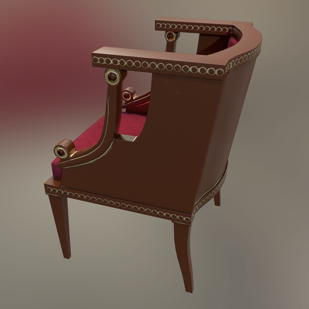 3D chair stalin model - TurboSquid 1269484