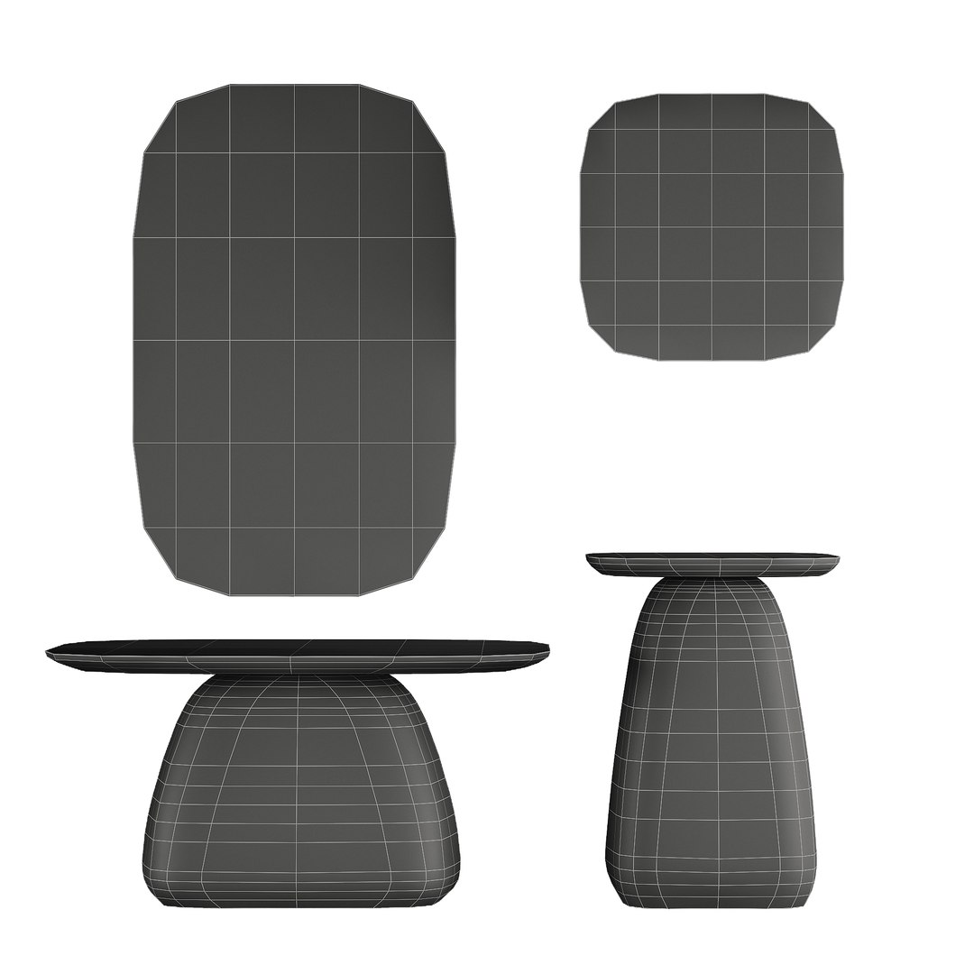 TAVOLINO CLIFF table 3D model - TurboSquid 1971159