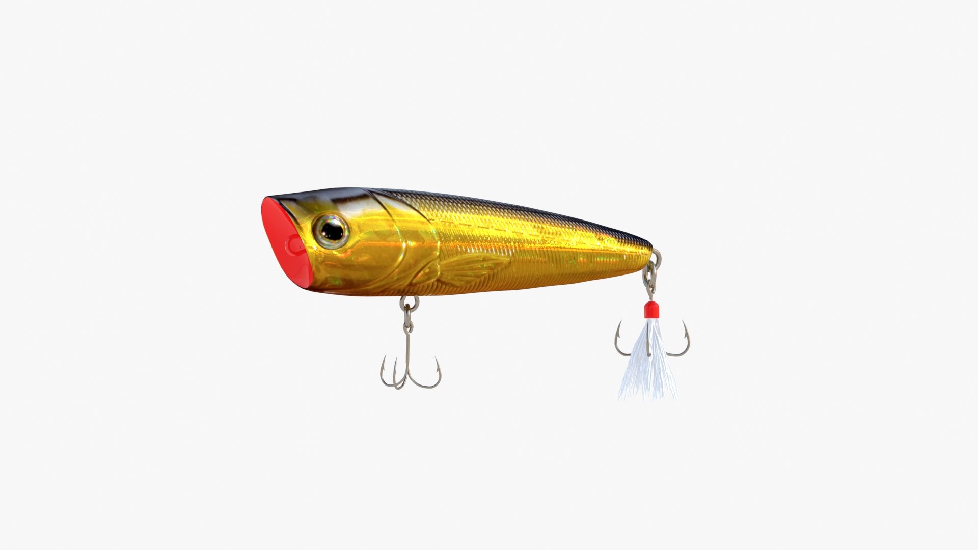 Topwater Popper 3D Model - TurboSquid 1776996