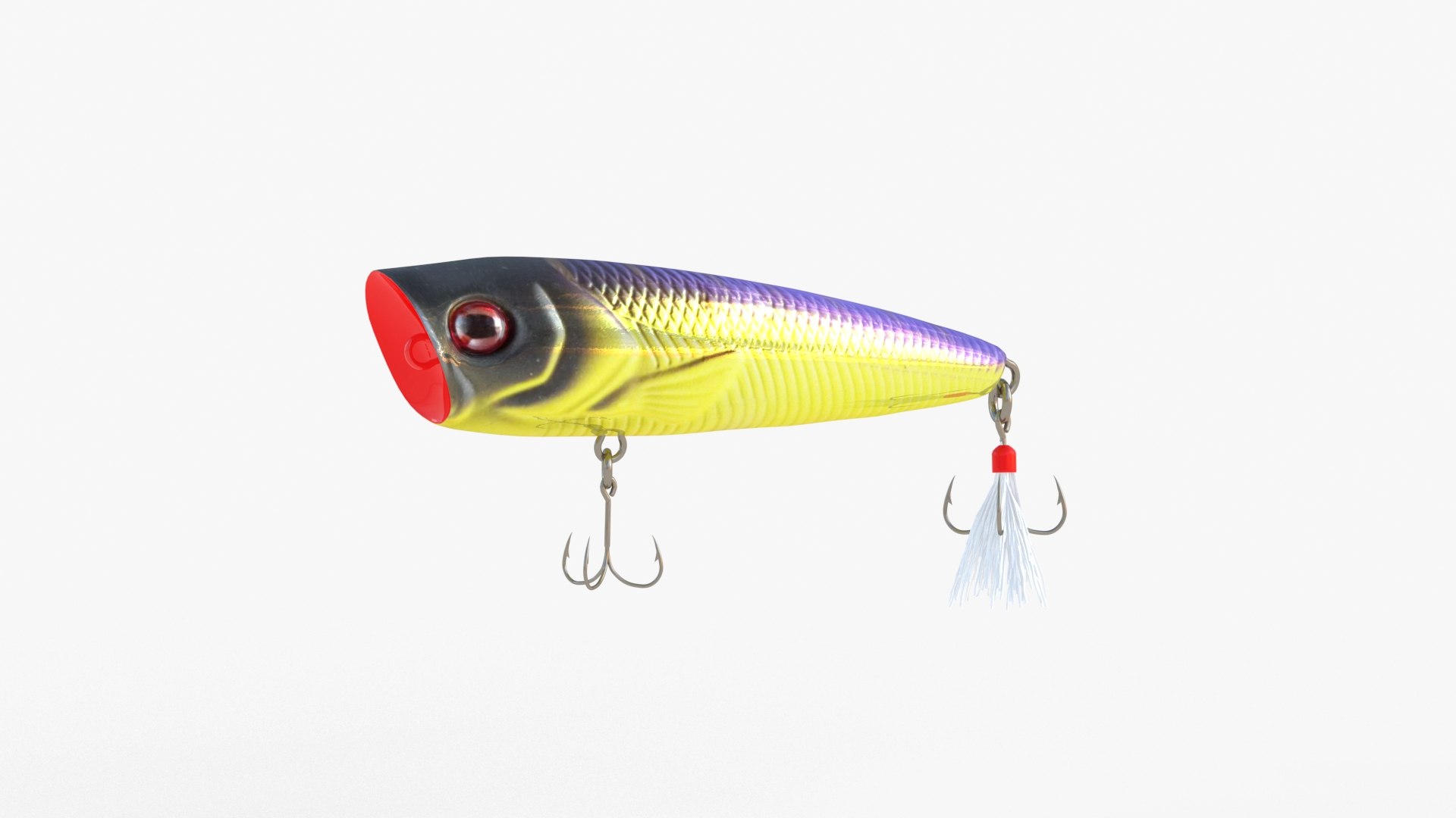 Topwater Popper 3D Model - TurboSquid 1776996