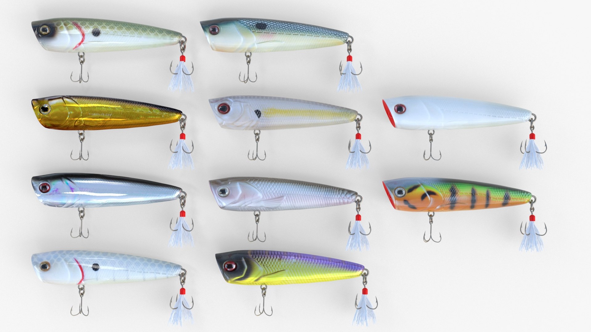 Topwater Popper 3D Model - TurboSquid 1776996