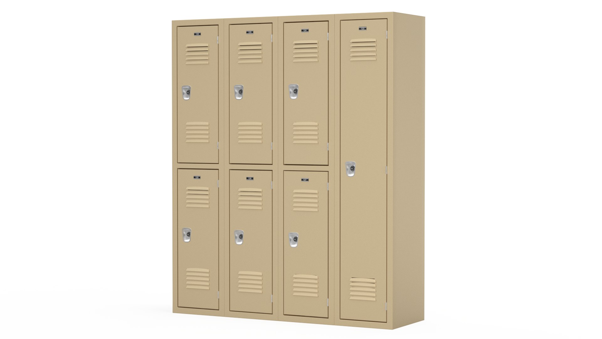 School College Gym Military Locker 3D - TurboSquid 2069746