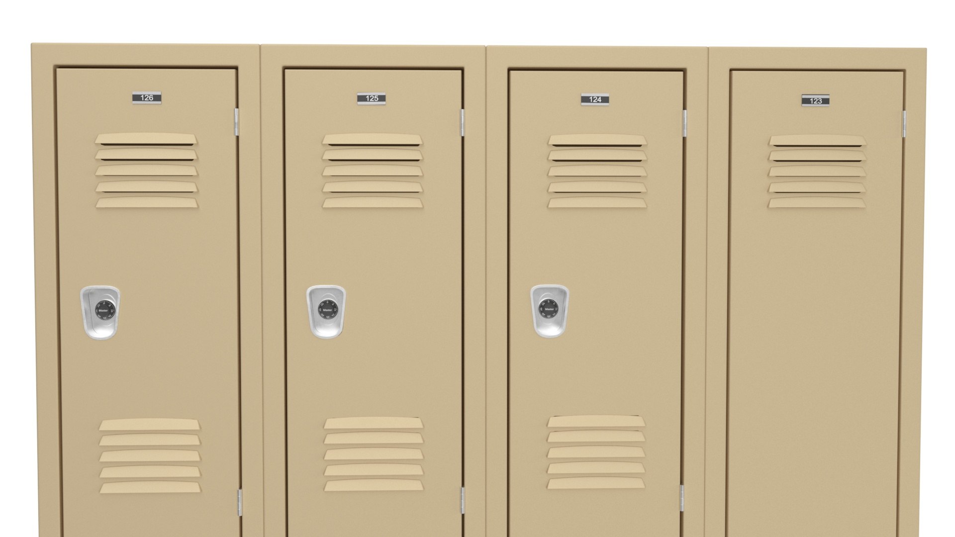 School College Gym Military Locker 3D - TurboSquid 2069746