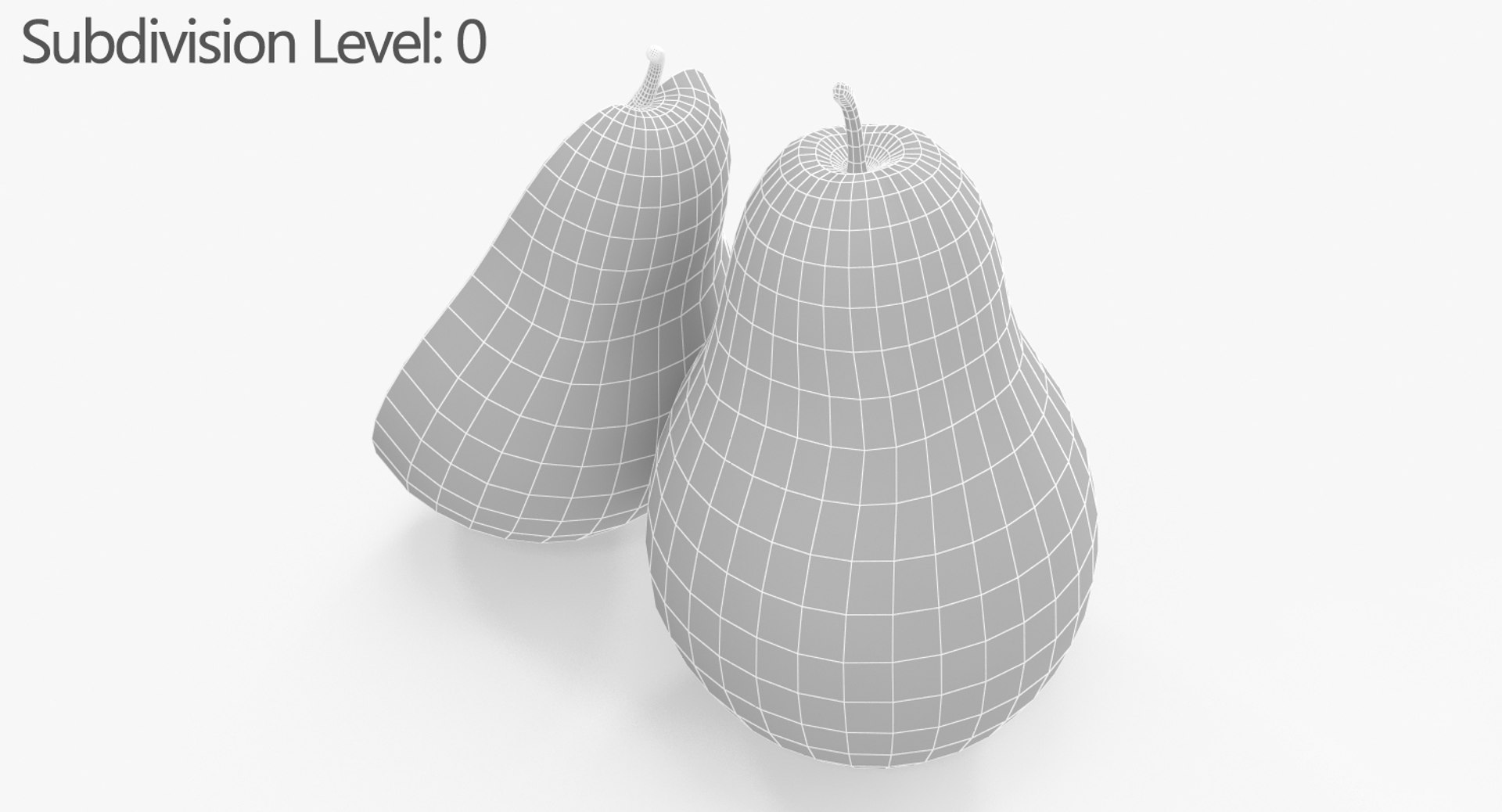 3d Pear Photorealistic Model
