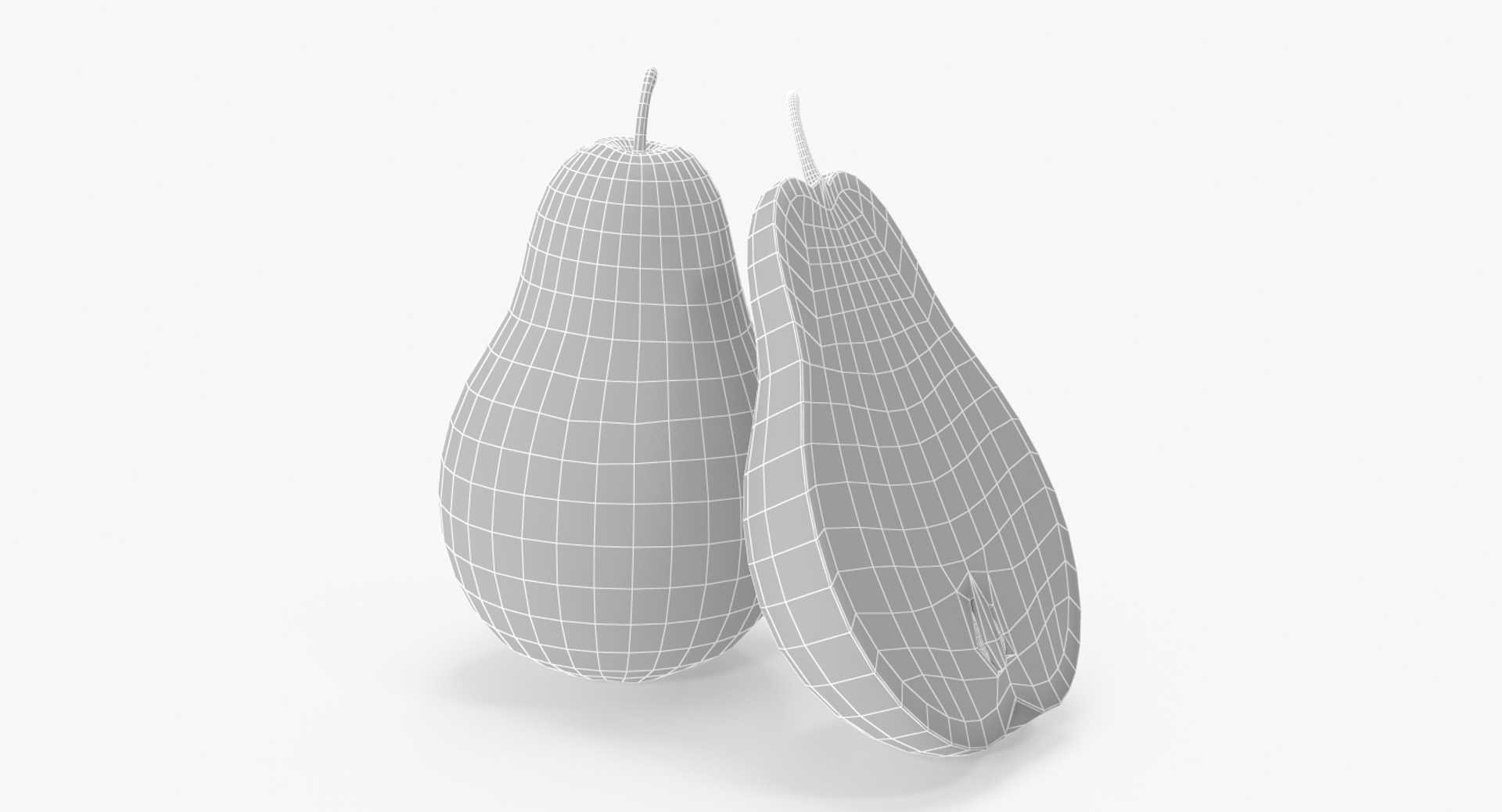 3d Pear Photorealistic Model