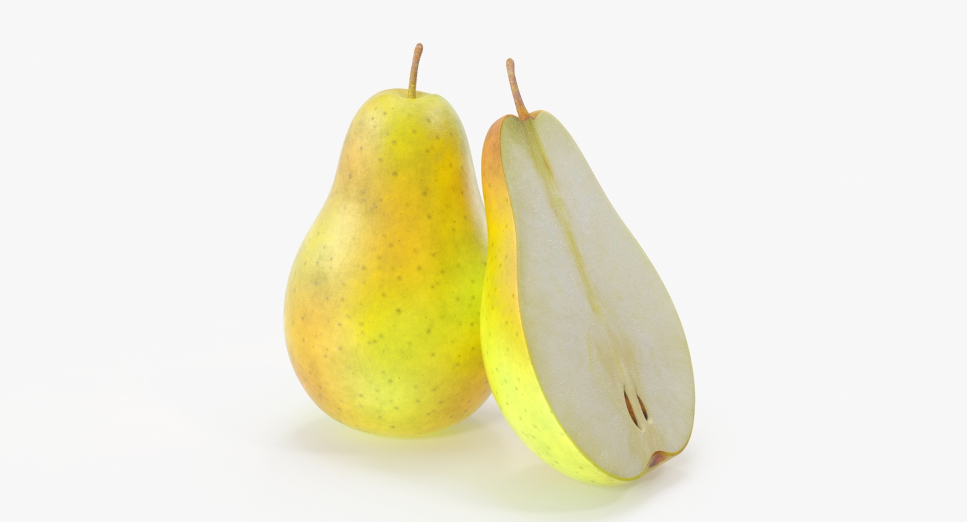 3d Pear Photorealistic Model