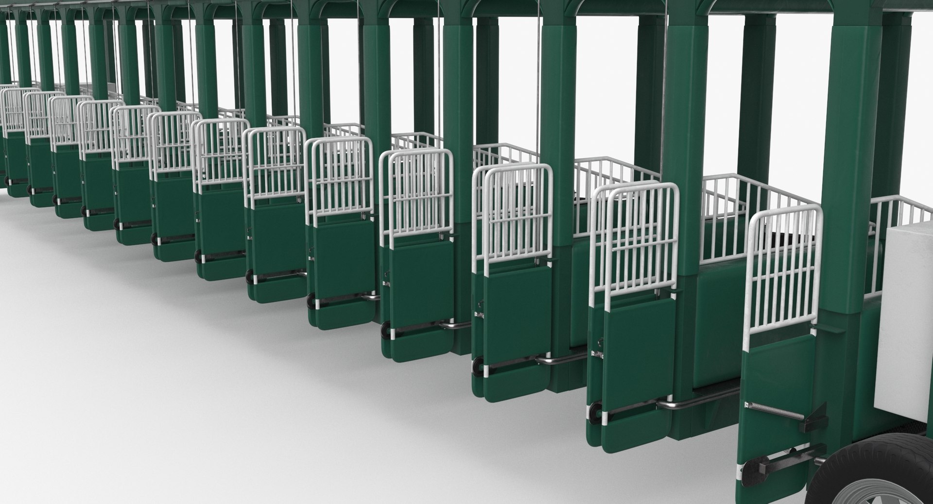 3D Horse Racing Starting Gates - TurboSquid 1646576