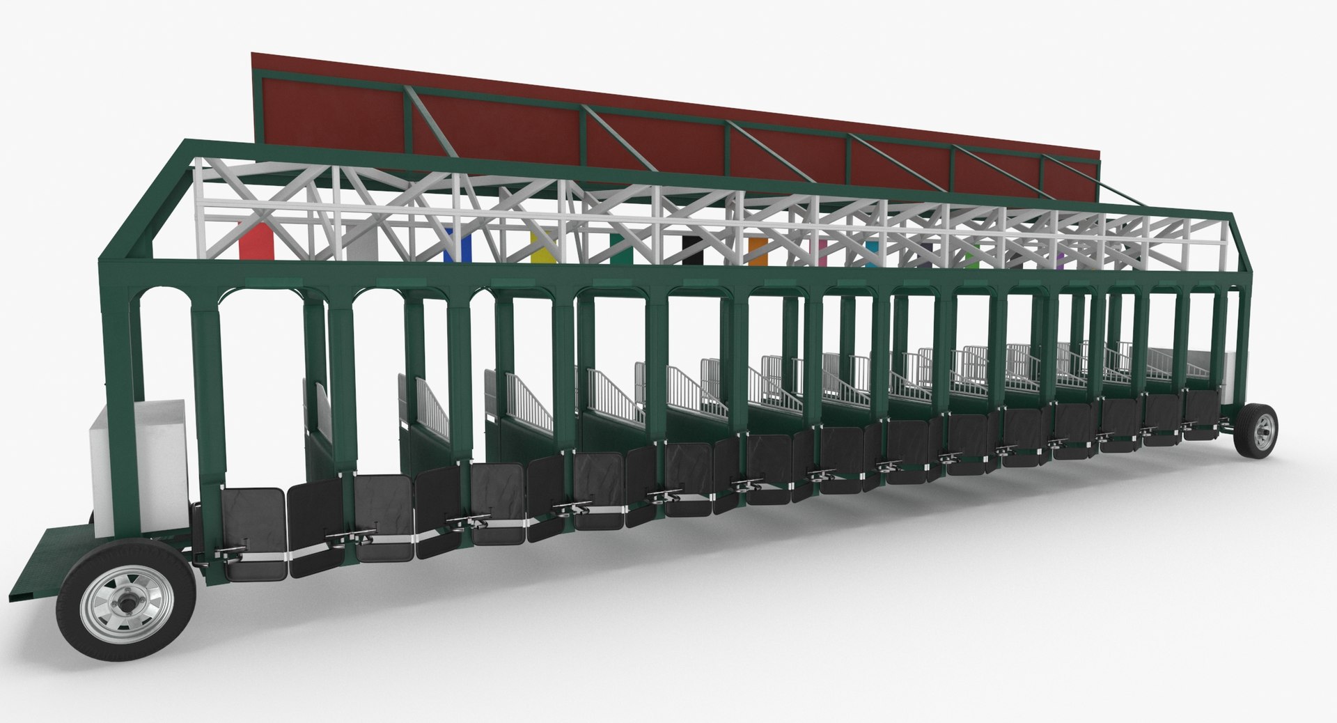 3D Horse Racing Starting Gates - TurboSquid 1646576