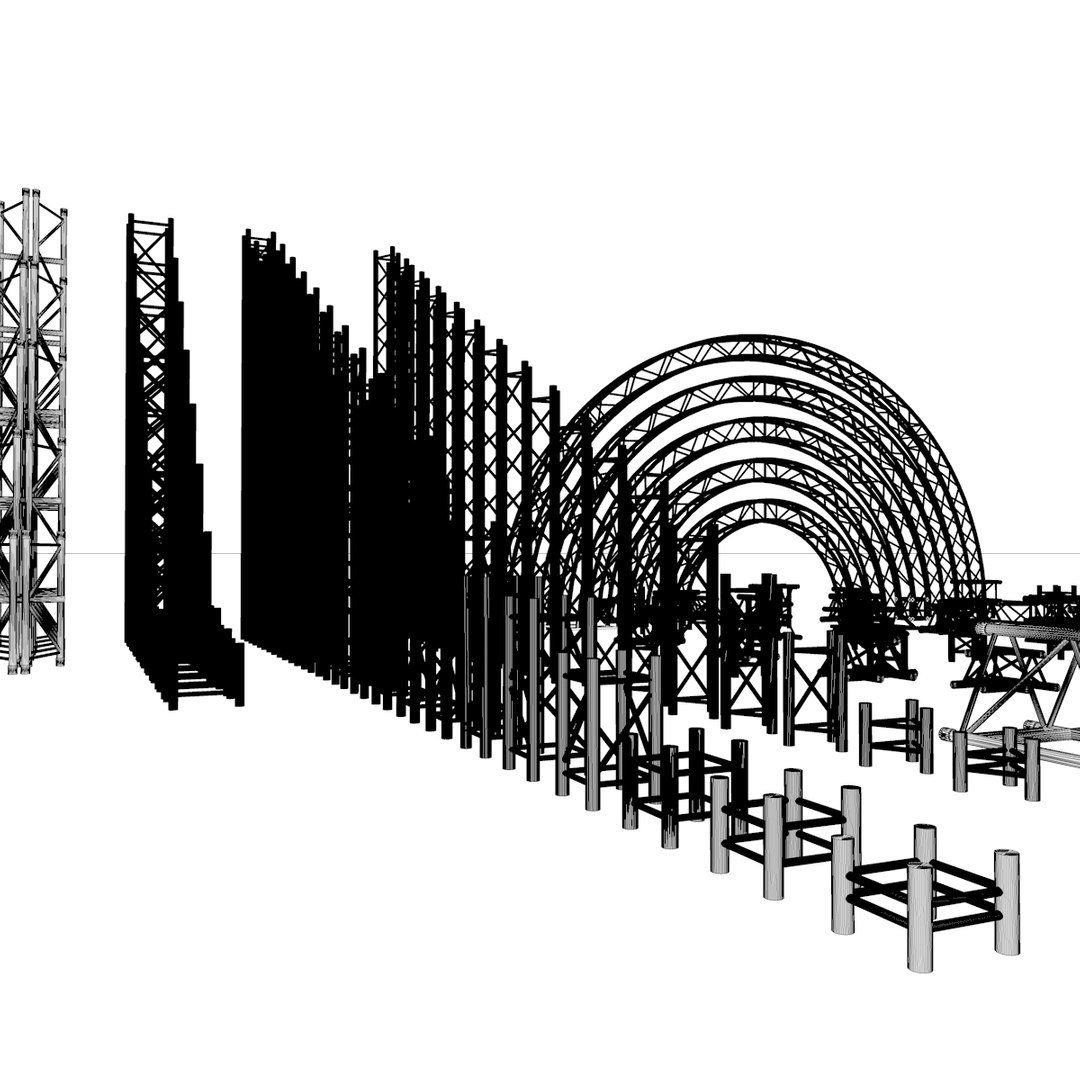 Mega Truss Pack 3ds