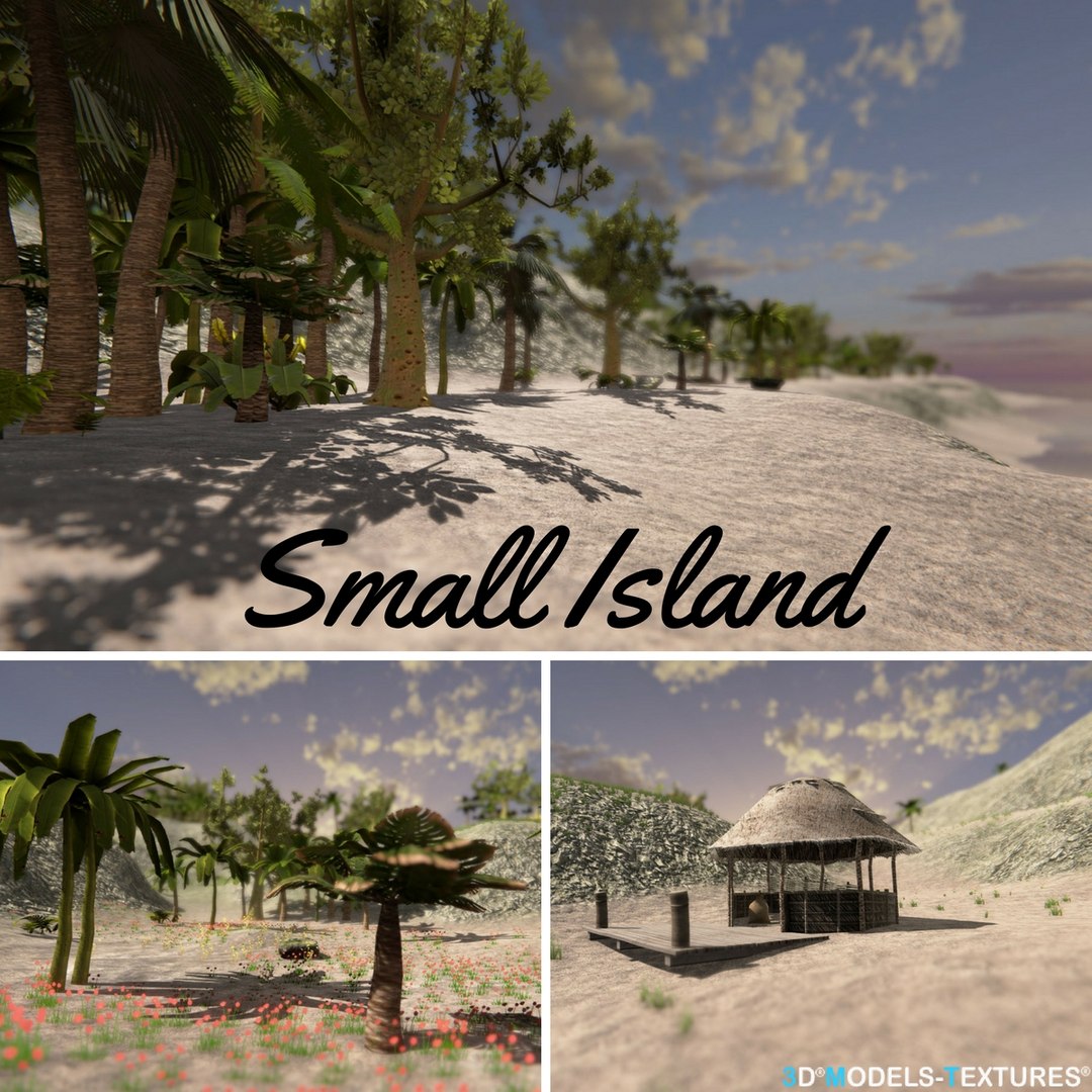 3D Small Island - TurboSquid 1211130