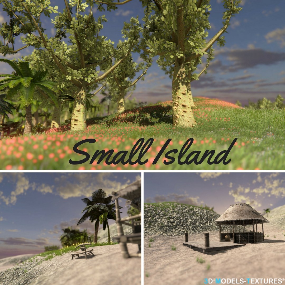 3D Small Island - TurboSquid 1211130