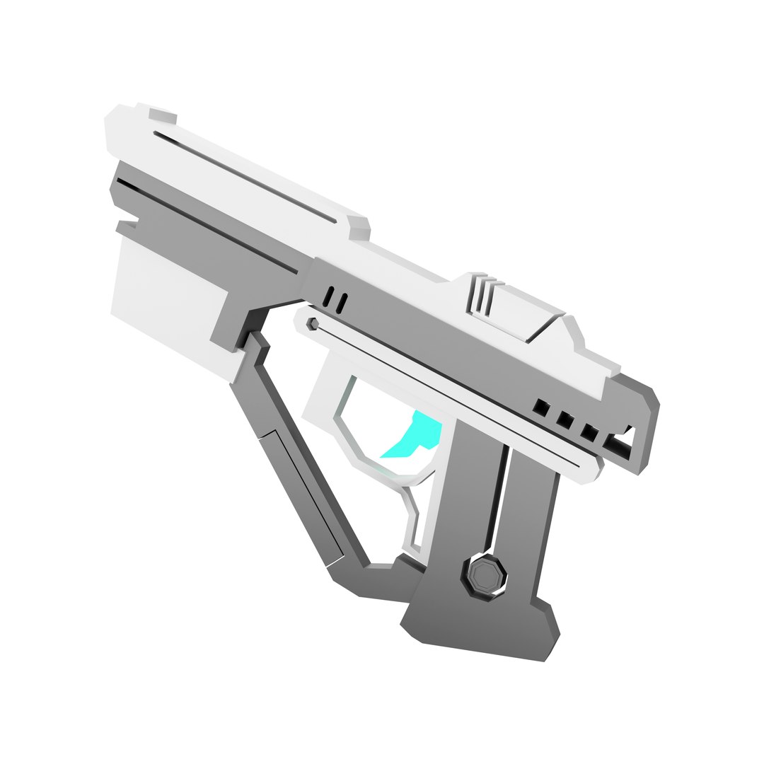 Space Gun From Astronomy Collection Low Poly Icon 3D Model - TurboSquid ...