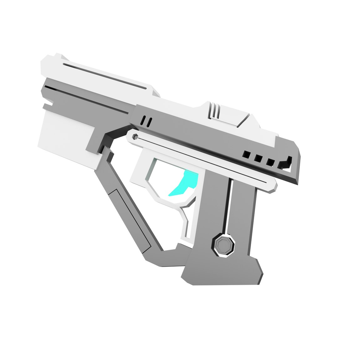 Space Gun From Astronomy Collection Low Poly Icon 3D Model - TurboSquid ...