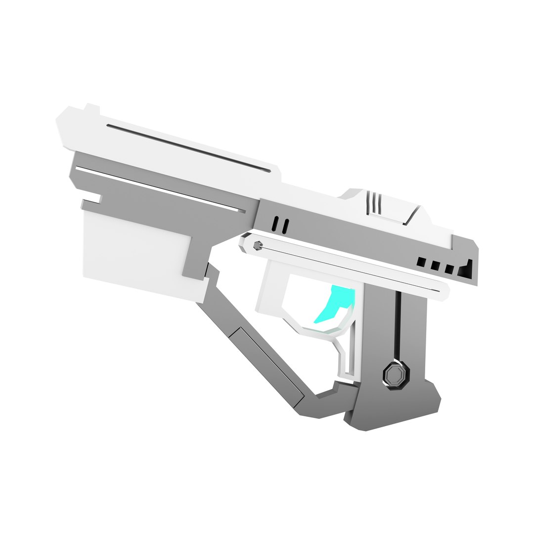 Space Gun From Astronomy Collection Low Poly Icon 3D Model - TurboSquid ...