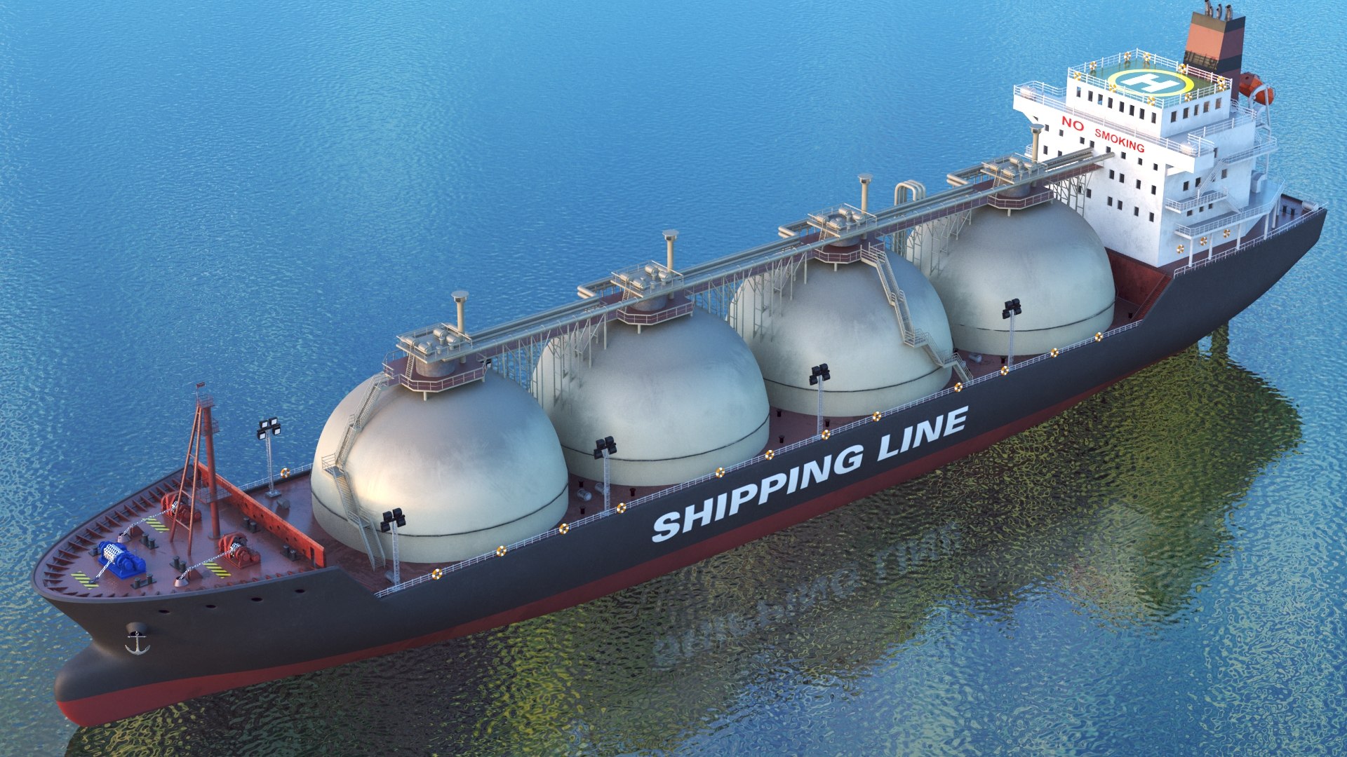 Tanker Oil Ship 3D model - TurboSquid 1824966