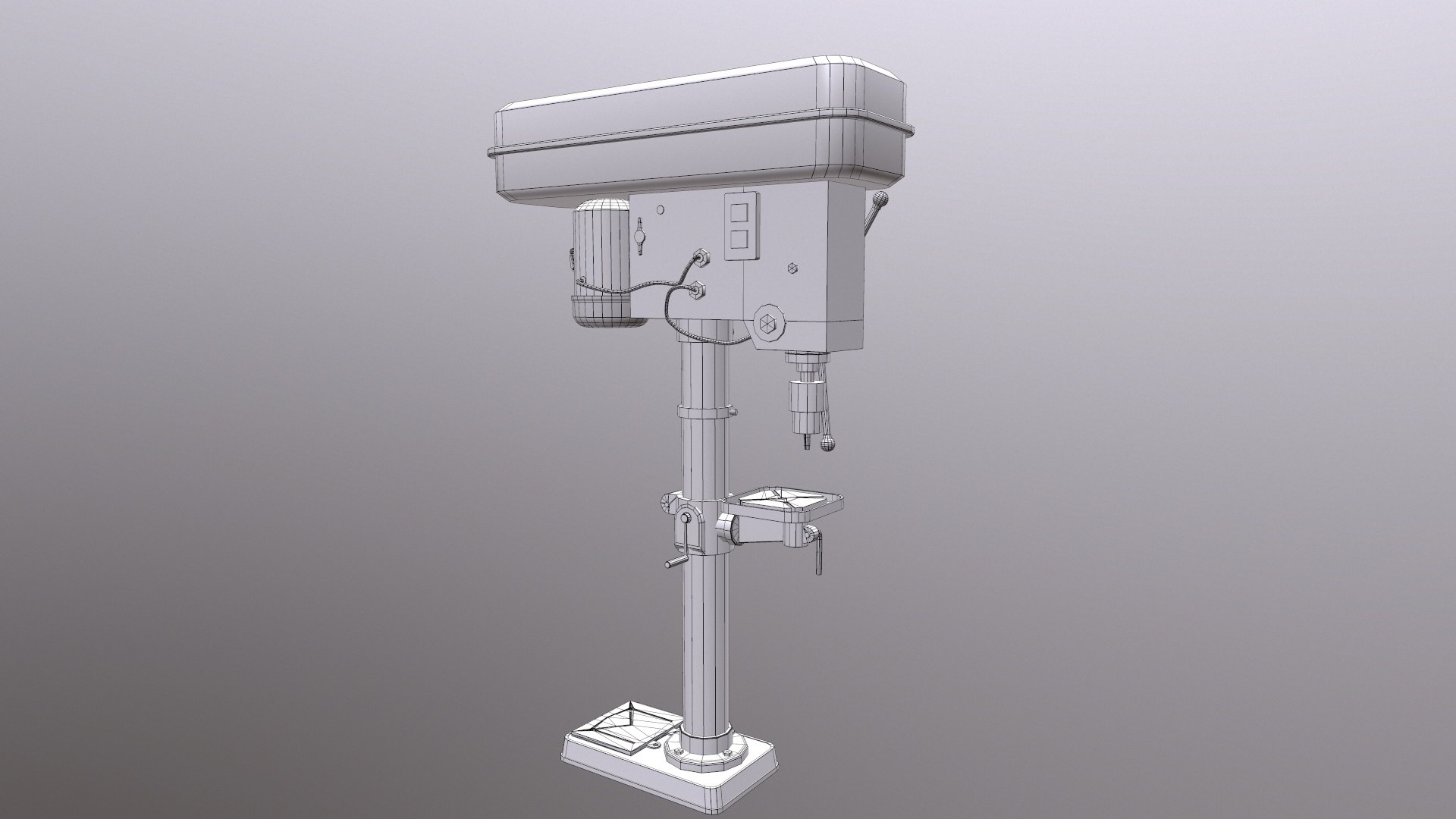 Drill Machine 3D Model 3D Model - TurboSquid 1927898