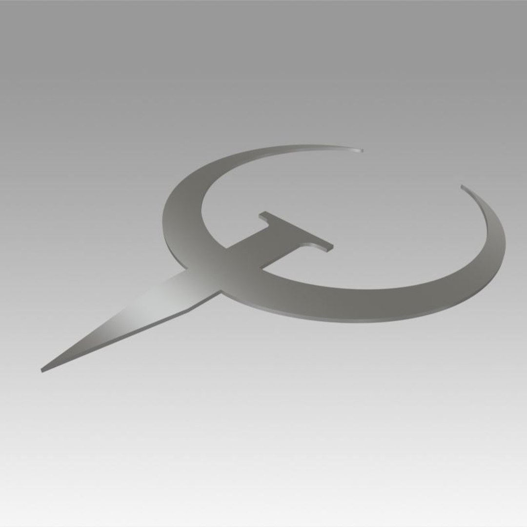 3D Model Quake Logo - TurboSquid 1385269