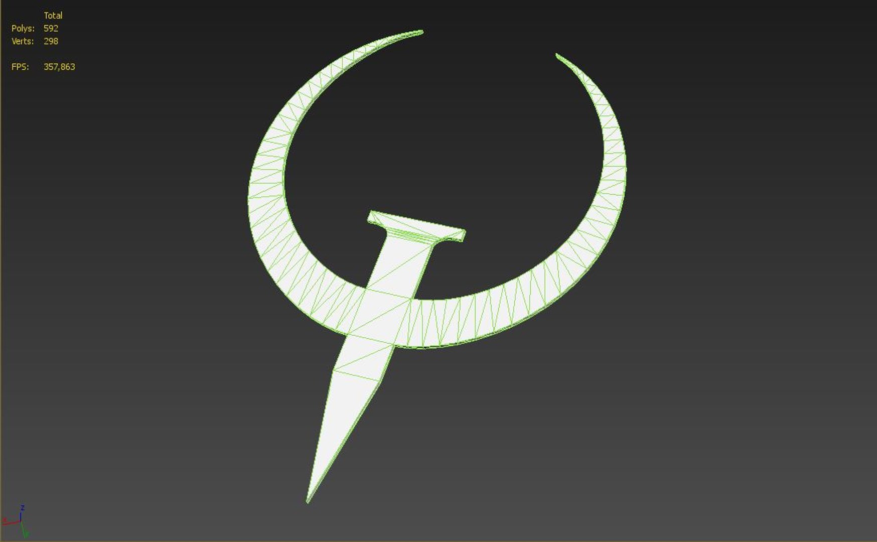 3D Model Quake Logo - TurboSquid 1385269