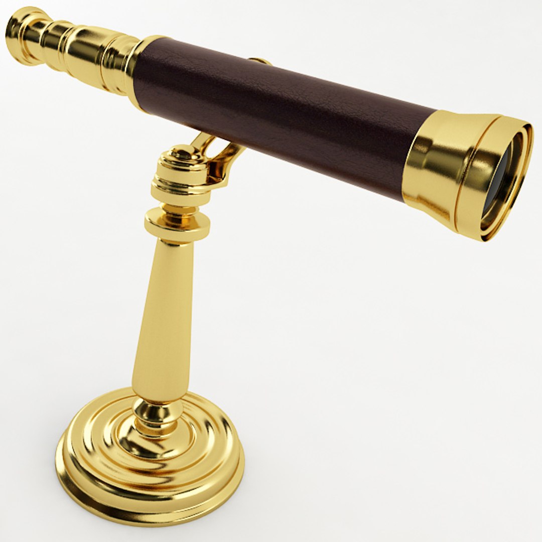 3D model desk telescope - TurboSquid 1299950