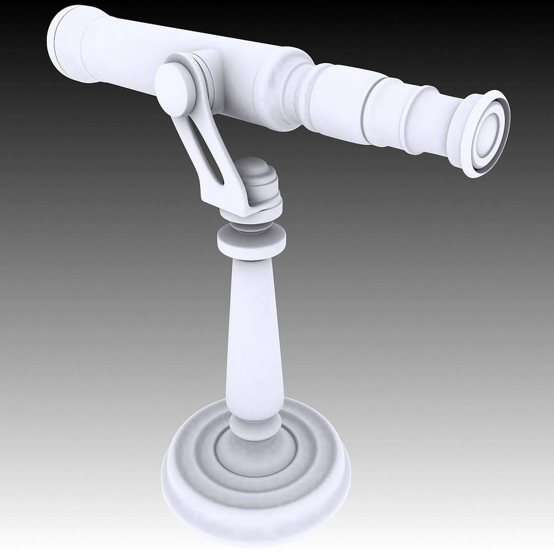 3D model desk telescope - TurboSquid 1299950