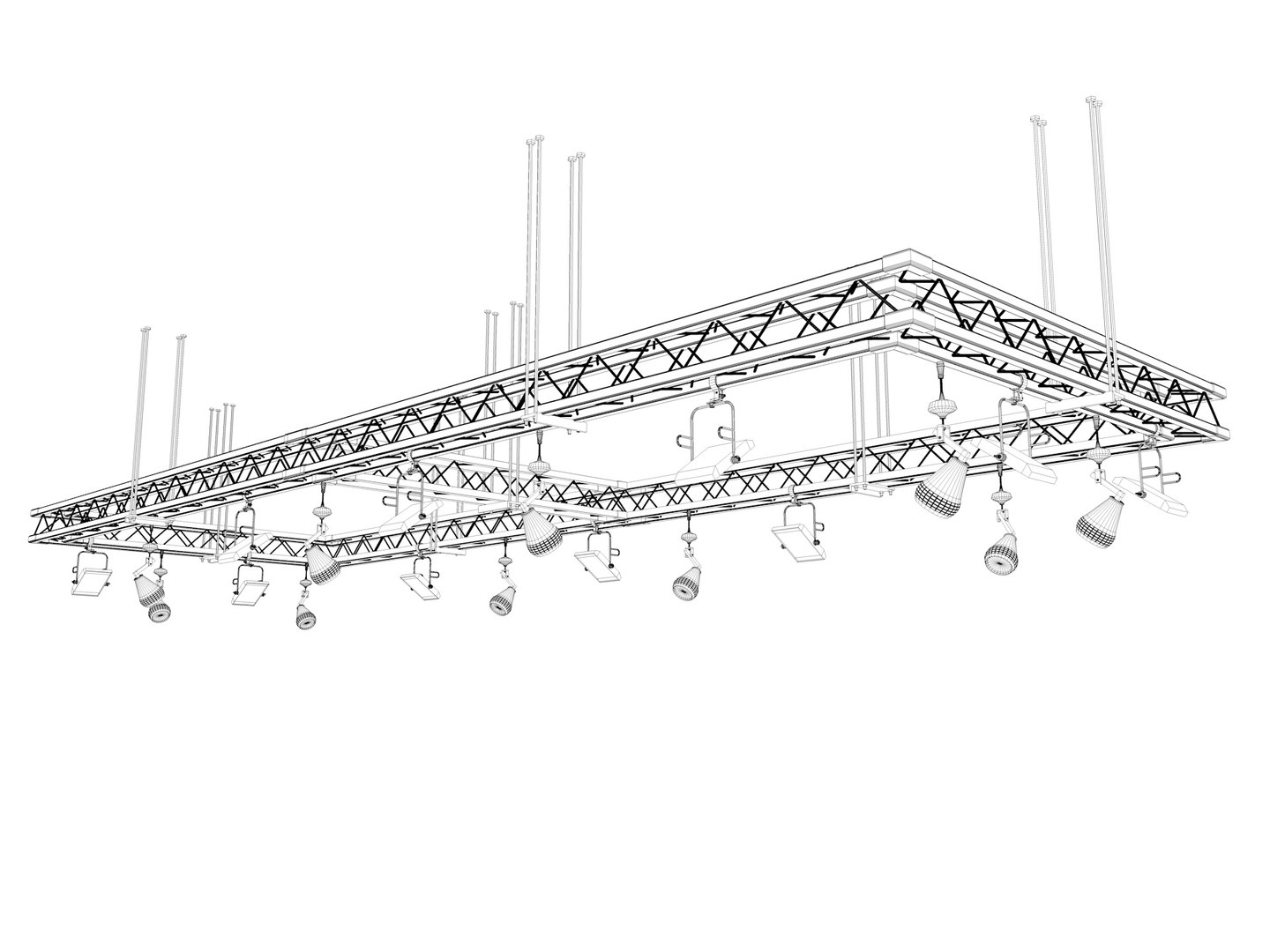 3D Light Truss - TurboSquid 2084795