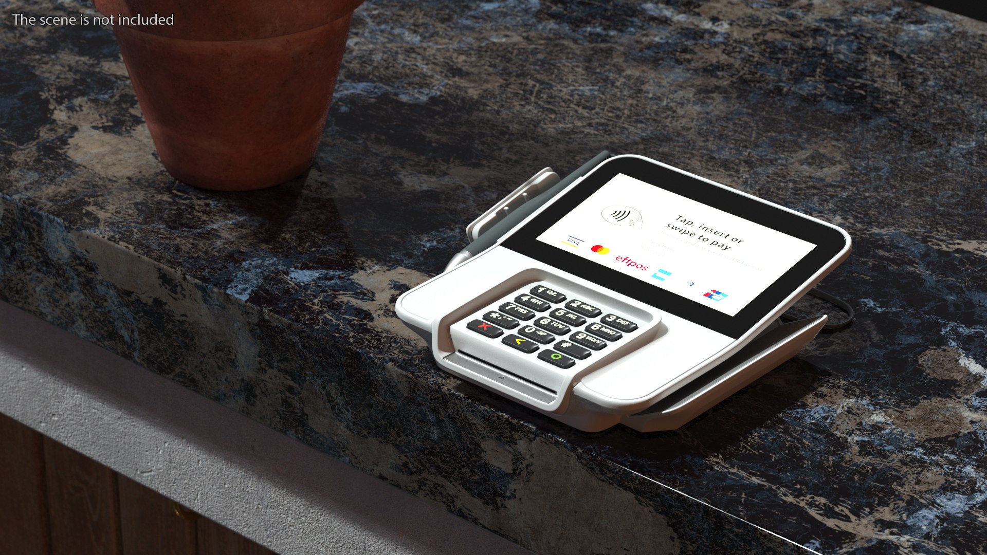 Payment Terminal 3D Model - TurboSquid 2058182