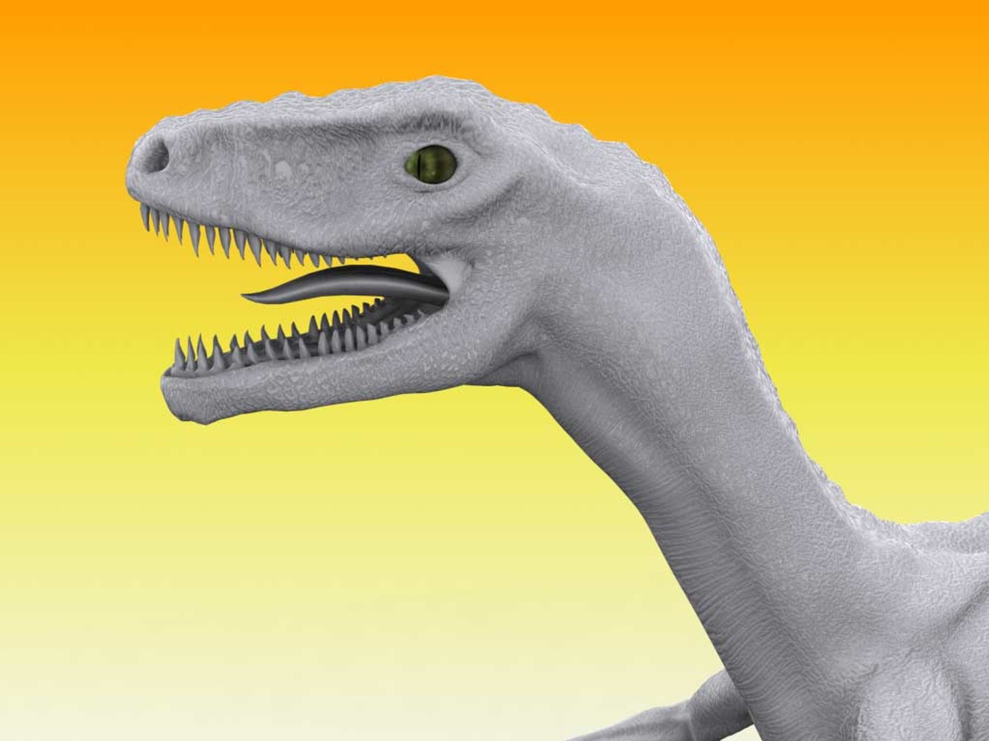 3d Velociraptor Dinosaur