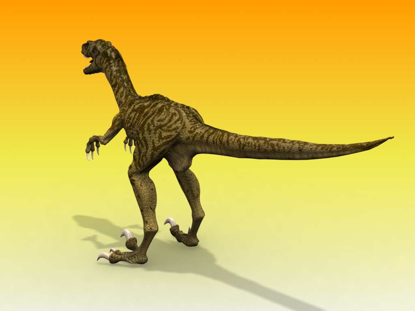 3d Velociraptor Dinosaur