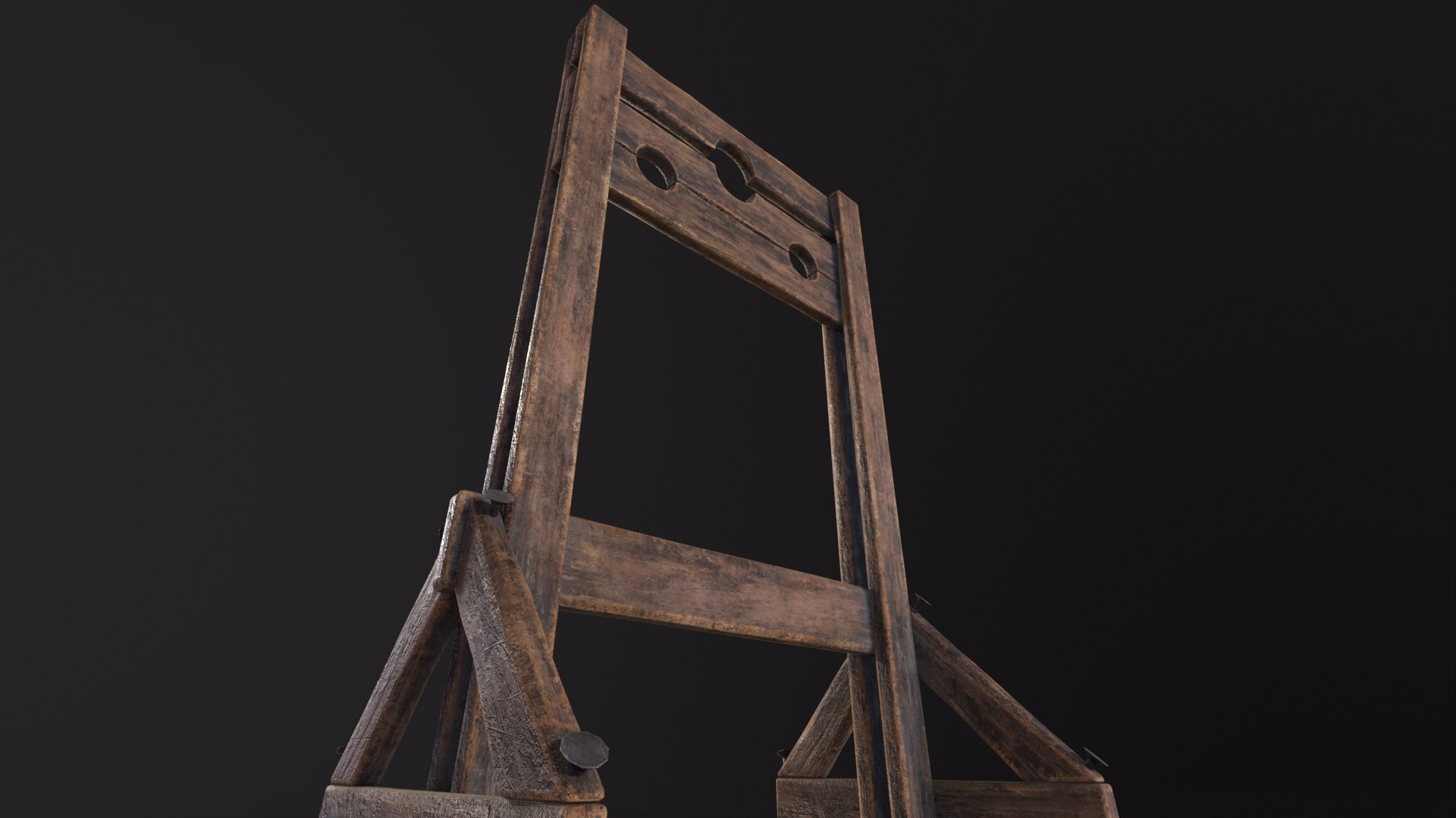 Medieval Standing Worn Stock 3D model - TurboSquid 2175712