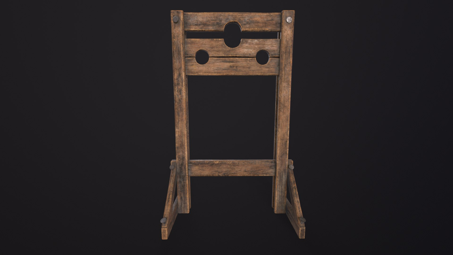 Medieval Standing Worn Stock 3D model - TurboSquid 2175712