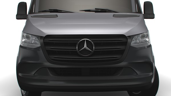 Mercedes Benz Sprinter Luton Curtainsider Tail Lift 2023 3D 모델 ...