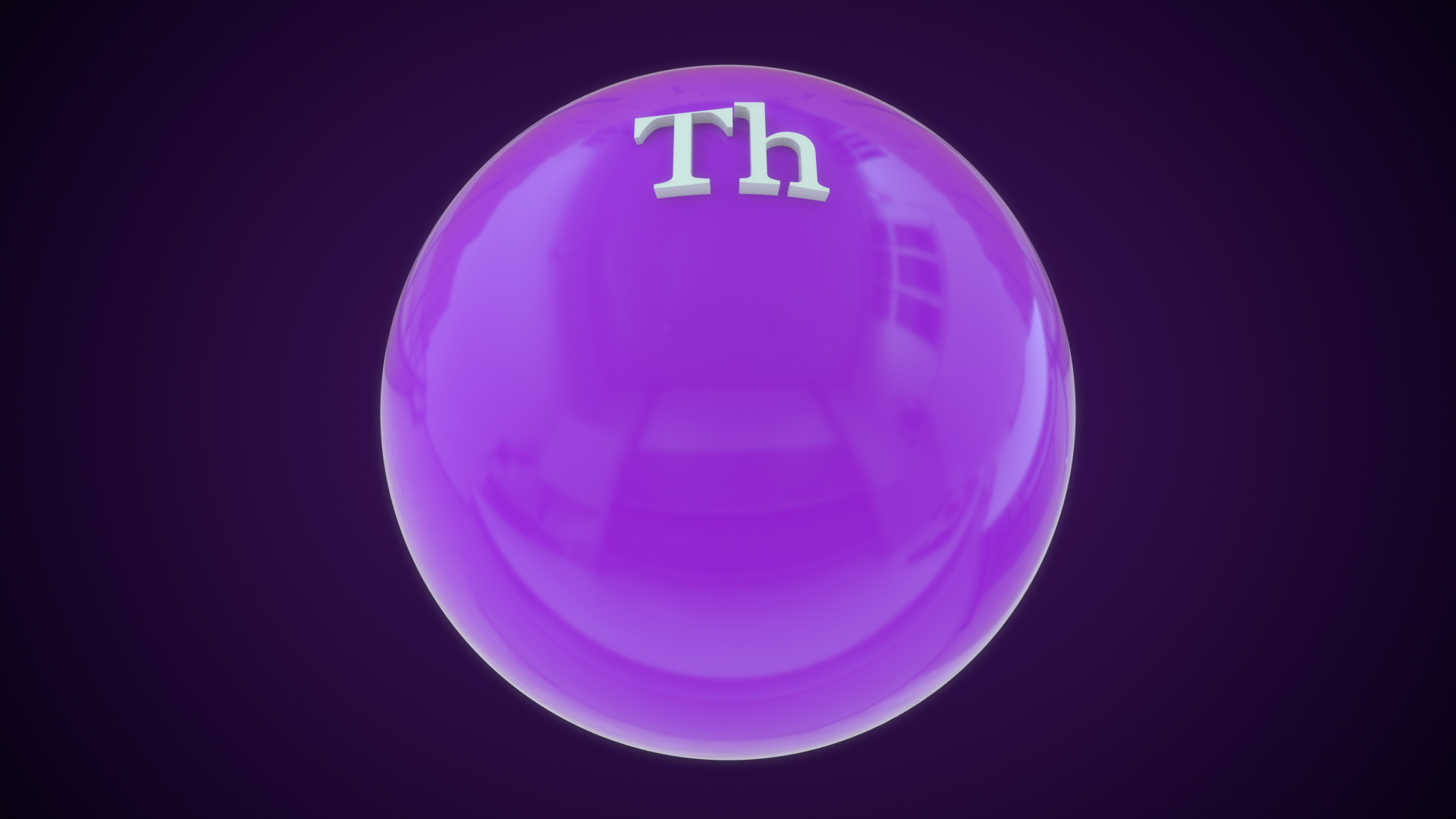 3D Thorium Chemical Element - TurboSquid 2141947