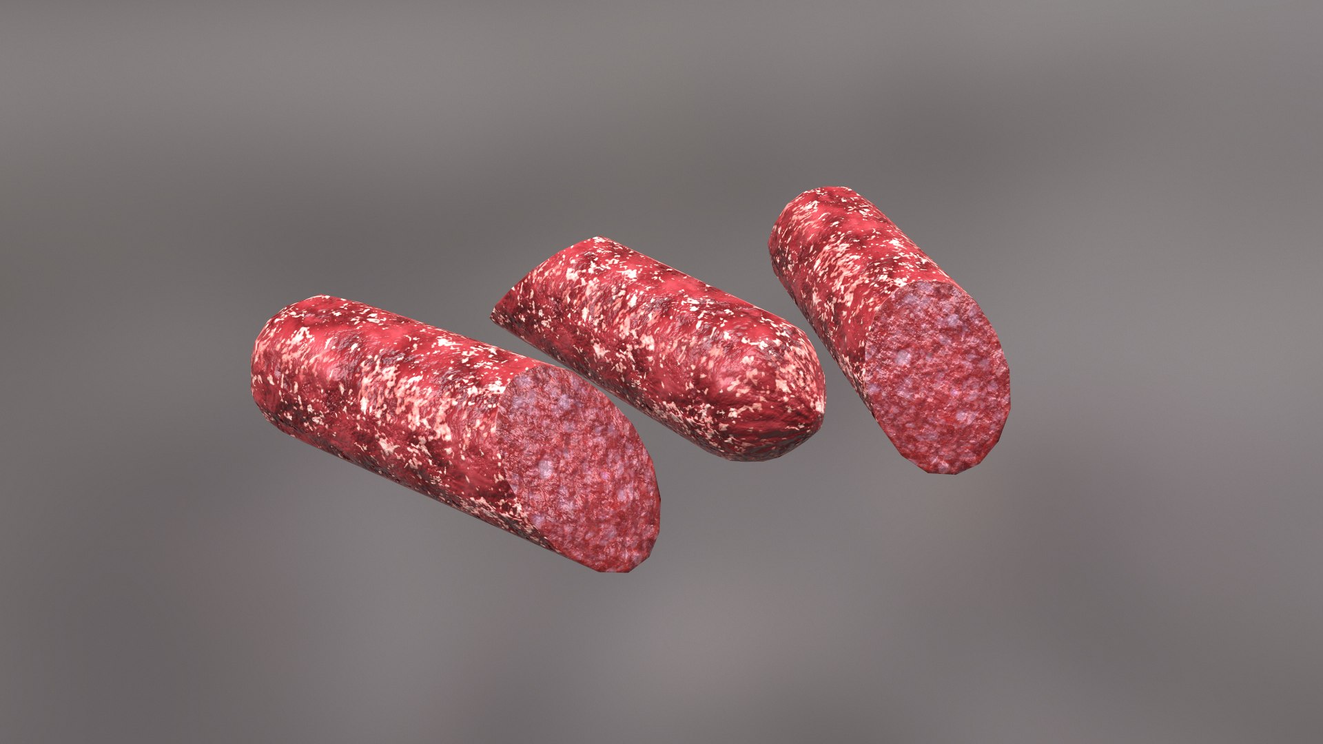 3D Sausage Salami Model - TurboSquid 1886739