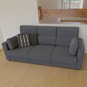 3D Sofa 3 Seat ASHLEY LYNDEBORO - TurboSquid 2108467