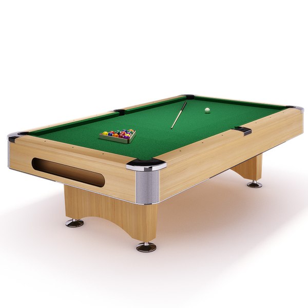 official pool table 3d model