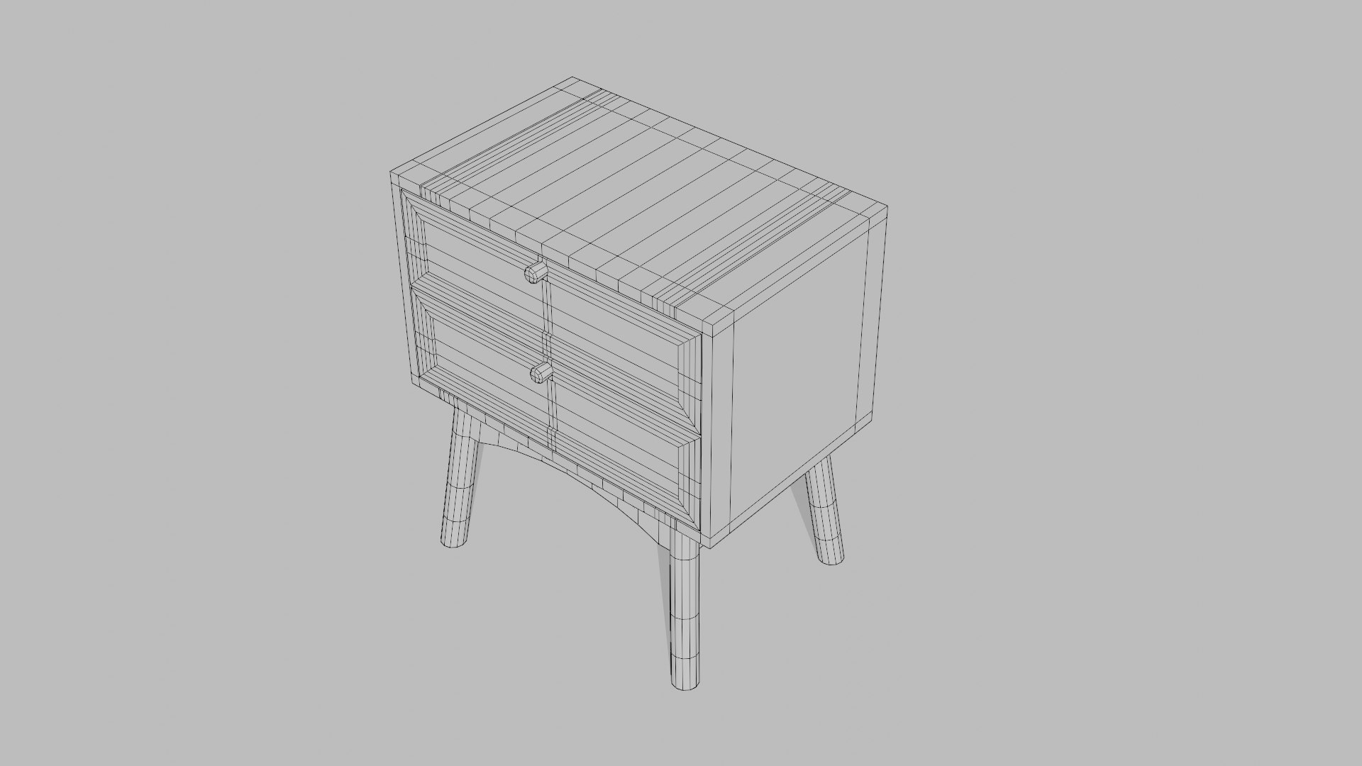 3D Nightstand Model - TurboSquid 2190304