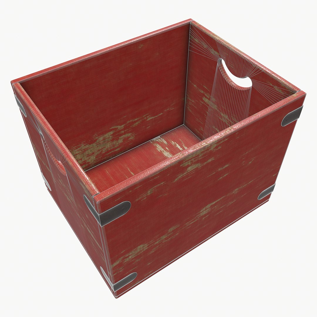 3D pbr wooden crate - TurboSquid 1591887