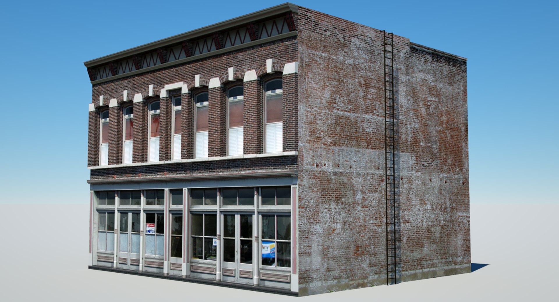 3d Old Style Store