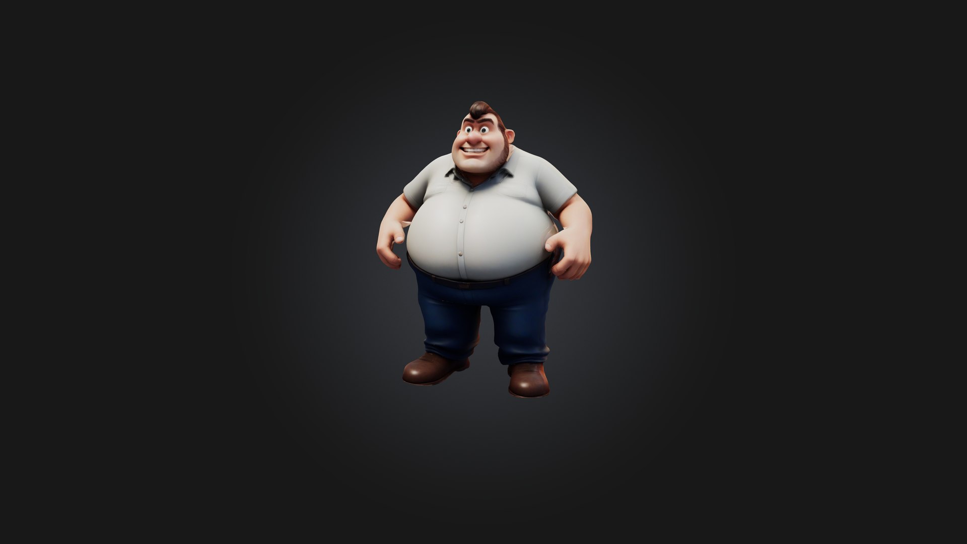 3D Cartoon Giant - TurboSquid 2292556