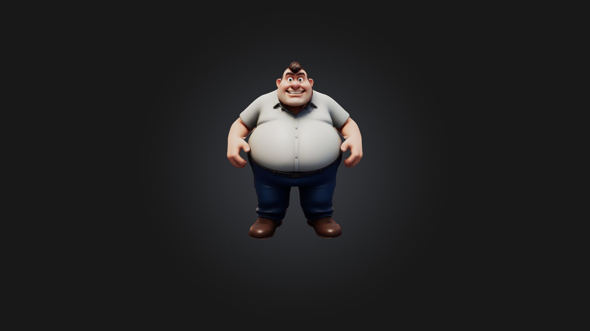 3D Cartoon Giant - TurboSquid 2292556