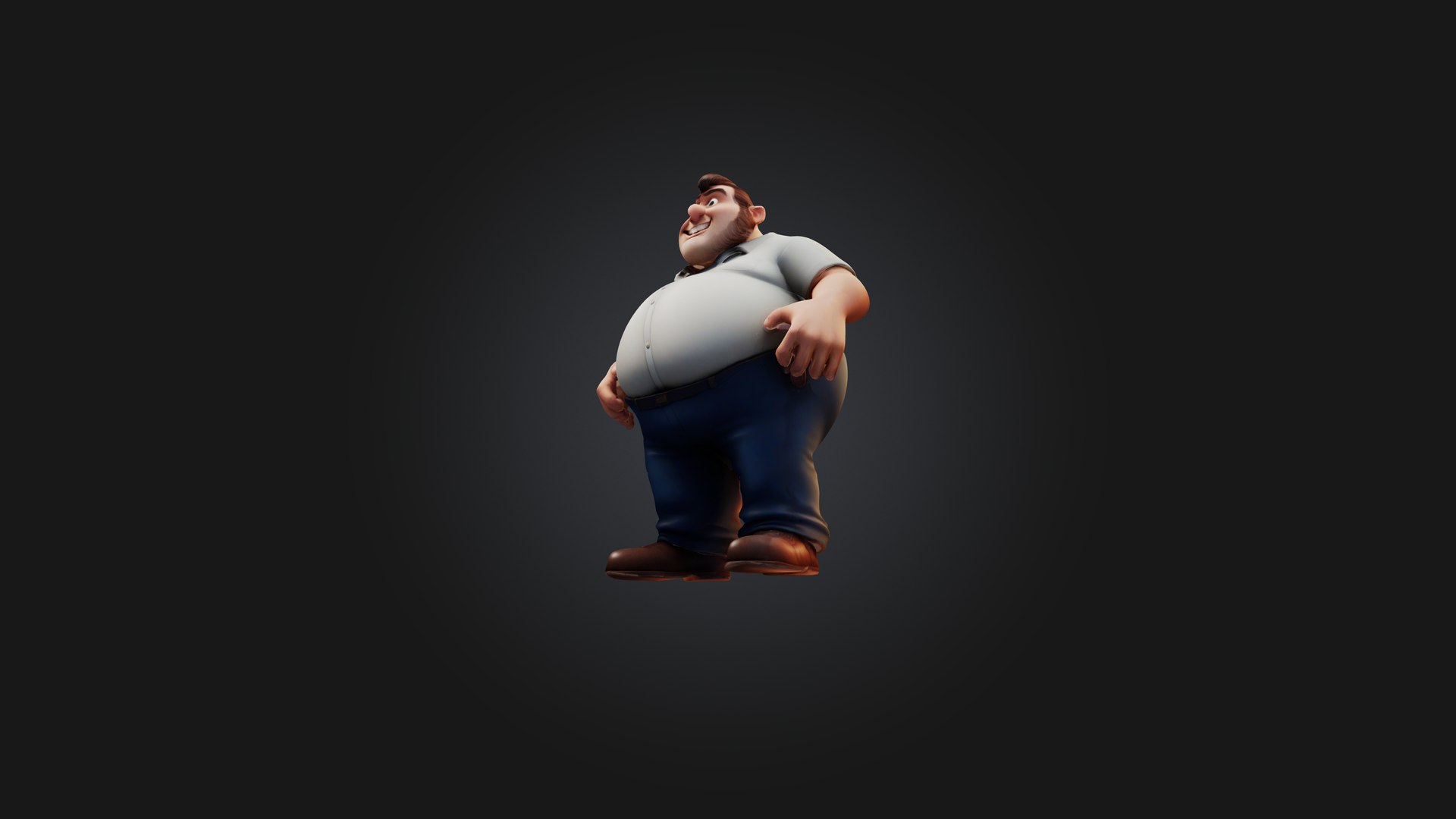 3D Cartoon Giant - TurboSquid 2292556