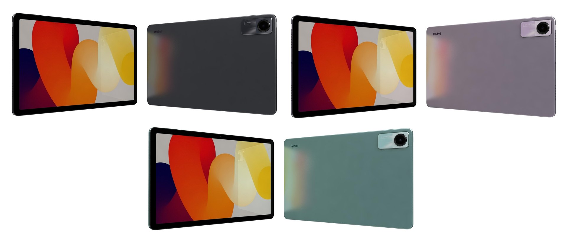 Xiaomi Redmi Pad SE All Colors 3D - TurboSquid 2144033