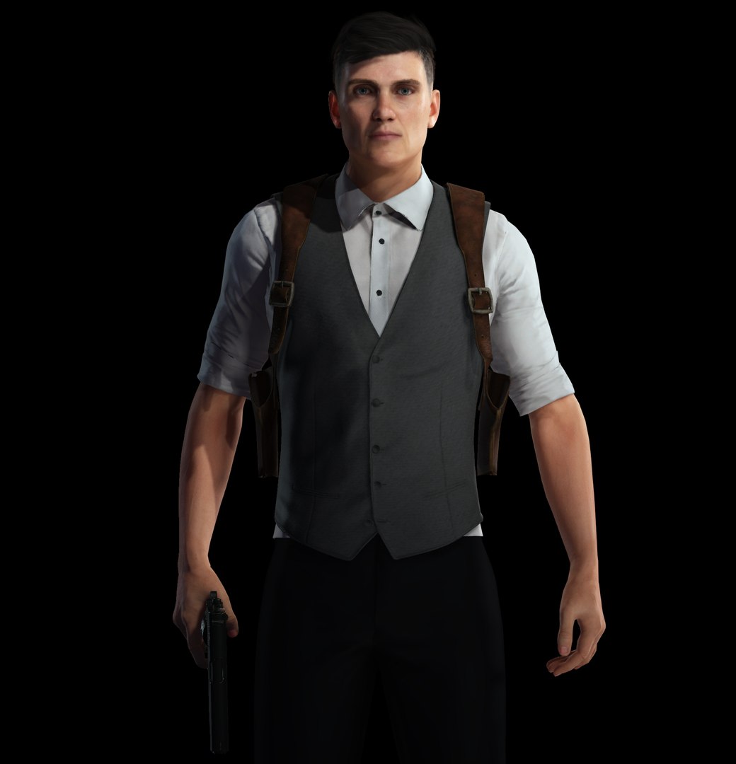 Tommy Shelby Peaky Blinders Model - TurboSquid 1853953
