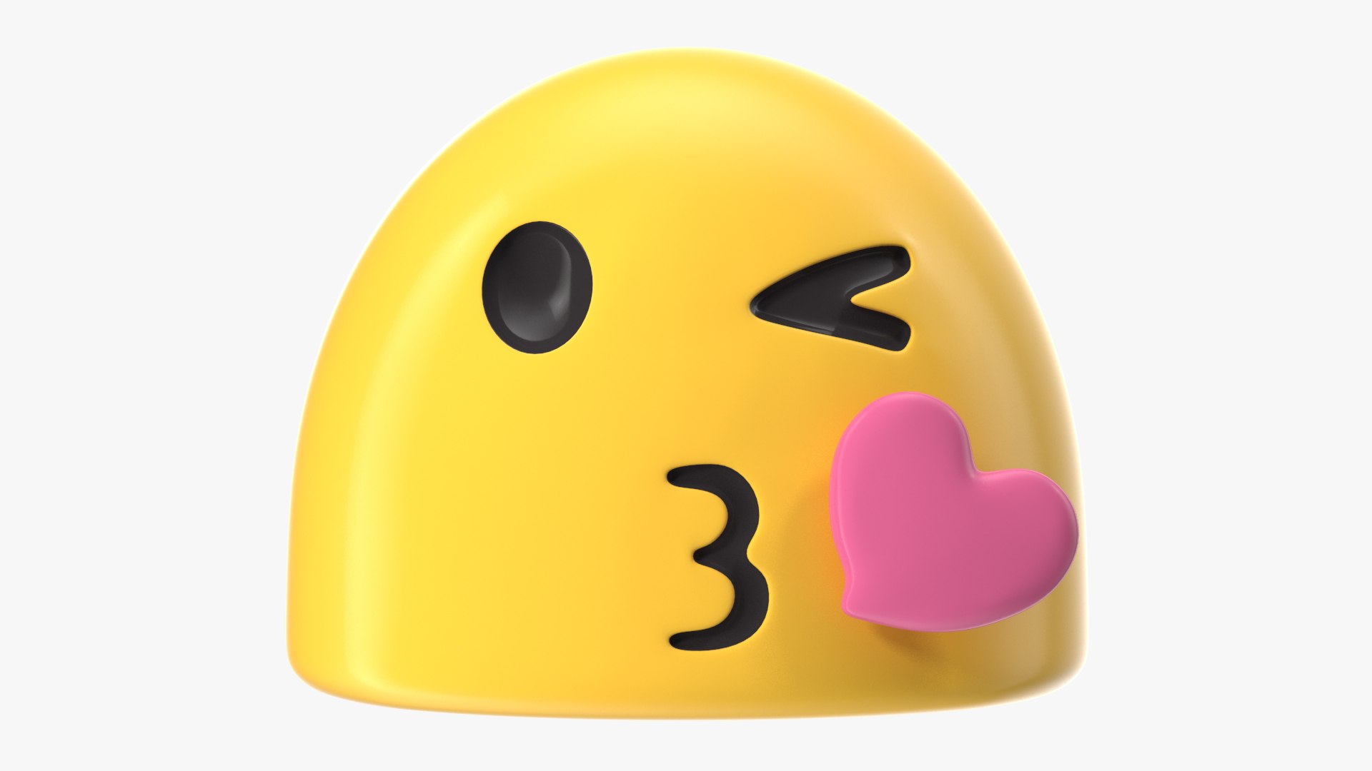 Kissing Android Emoji 3D model - TurboSquid 1823754