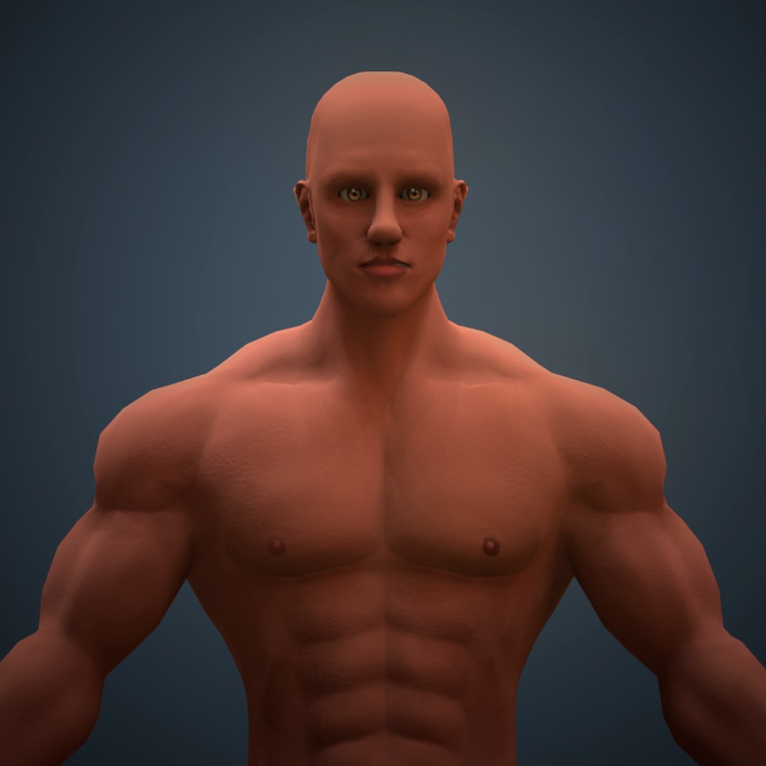 3D Male Body Rig - TurboSquid 1321791