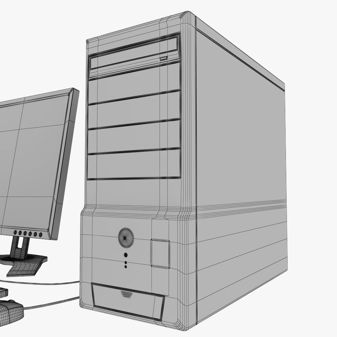 Desktop Computer 3d Max